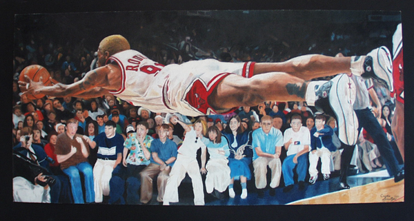 Dennis Rodman Dive